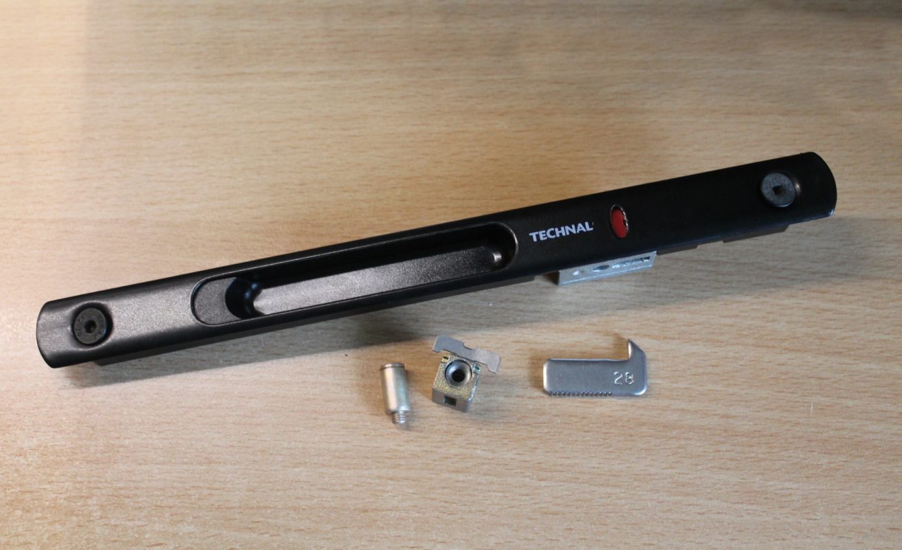 SERRURE COQUILLE SIMPLE TECHNAL : 3060 - NOIRE - Les Coulissants et ...