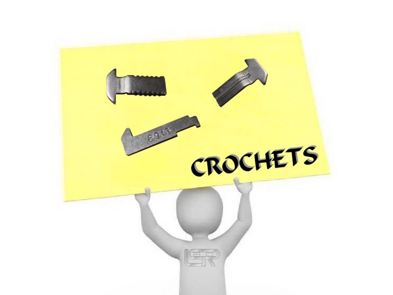 CROCHETS pour baie vitrée et baie coulissante